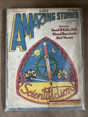 Amazing Stories Scientifiction Hugo Gernsback September 1928 Vol 3 No 6 ...