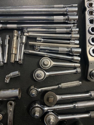 Lot Of Sockets Wrenches Adapters, Extensions 117+ Pieces Craftsman ...