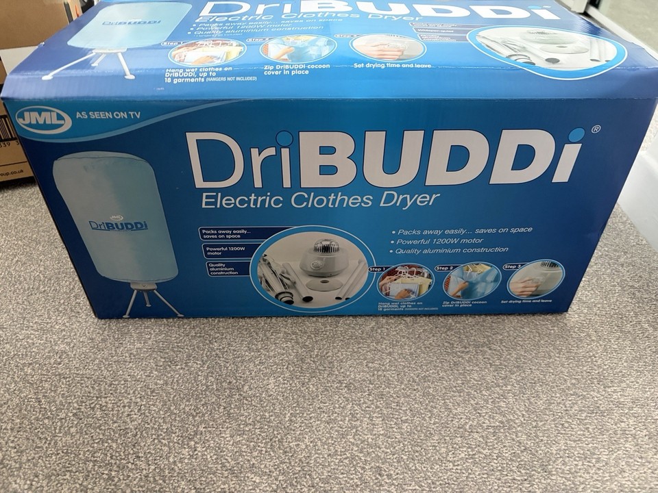 JML Dri Buddy Clothing Dryer Portable Compact 1200watt Drying Machine ...