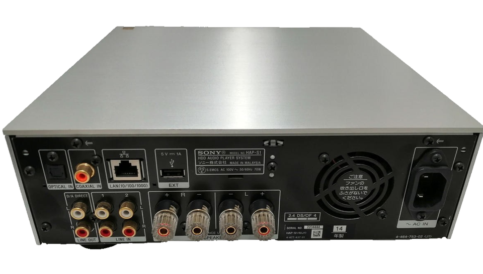 SONY HAP-S1 HDD Audio Player System 500GB Network Hi-Res No Remote | eBay