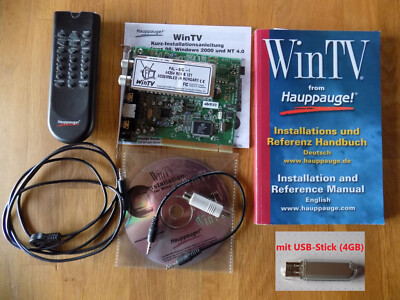 Retro Computing | Hauppauge WinTV PCI | incl. Zubehör | mit Composite ...
