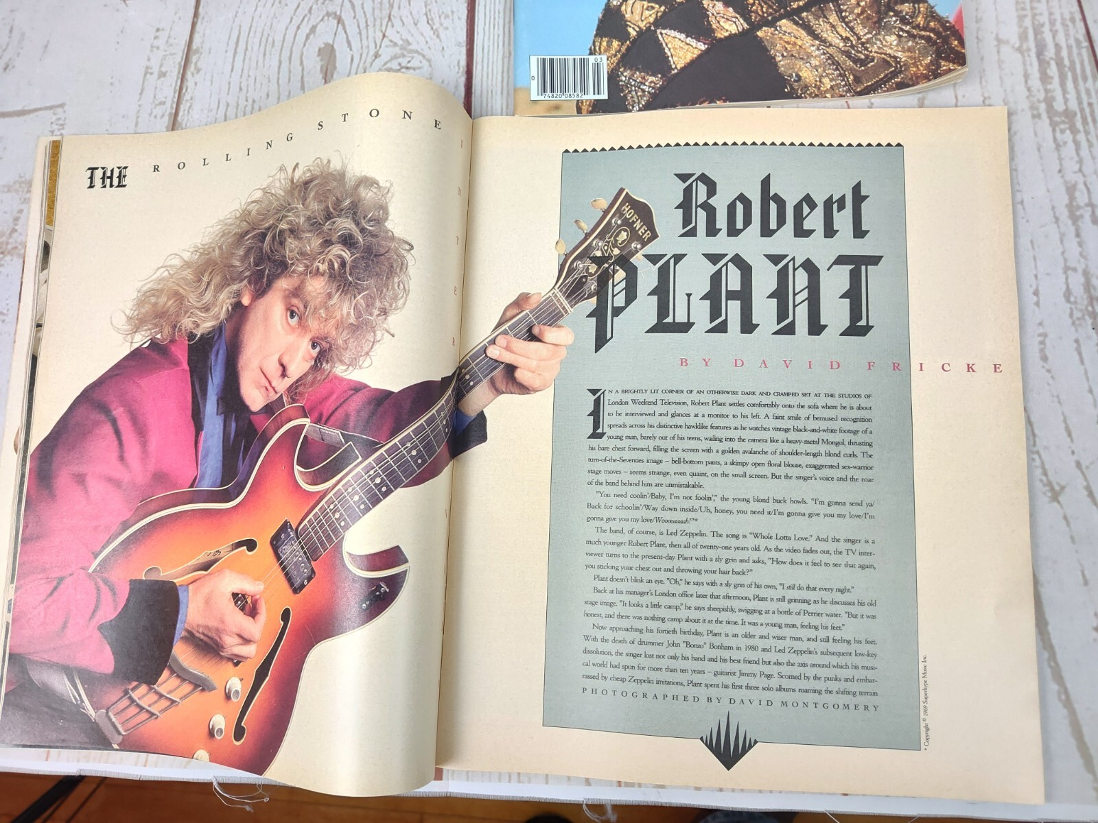 Rolling Stone Magazine #522 & Musician Magazine #113 March 1988 Robert ...