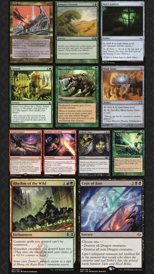 Vaevictis Asmadi, the Dire Jund DRAGONS Commander Deck Magic MTG Ready ...