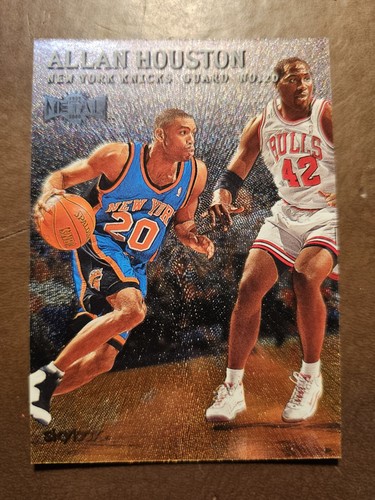 Allan Houston 1999-00 Metal New York Knicks Legend Basketball Card #100 ...