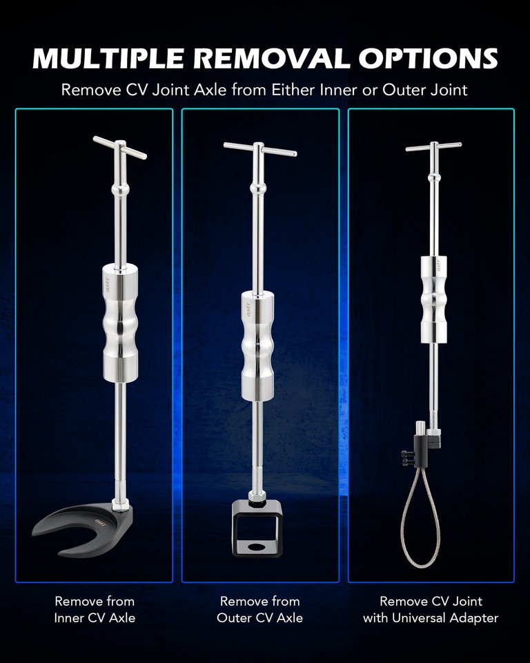 Inner CV Joint Puller Slide Hammer Wheel Drive Axle Half Shaft Removal ...