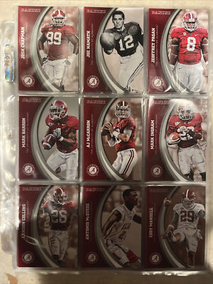 University of Alabama 2015 Panini Cards. 9 Random Cards At A Time!! | eBay