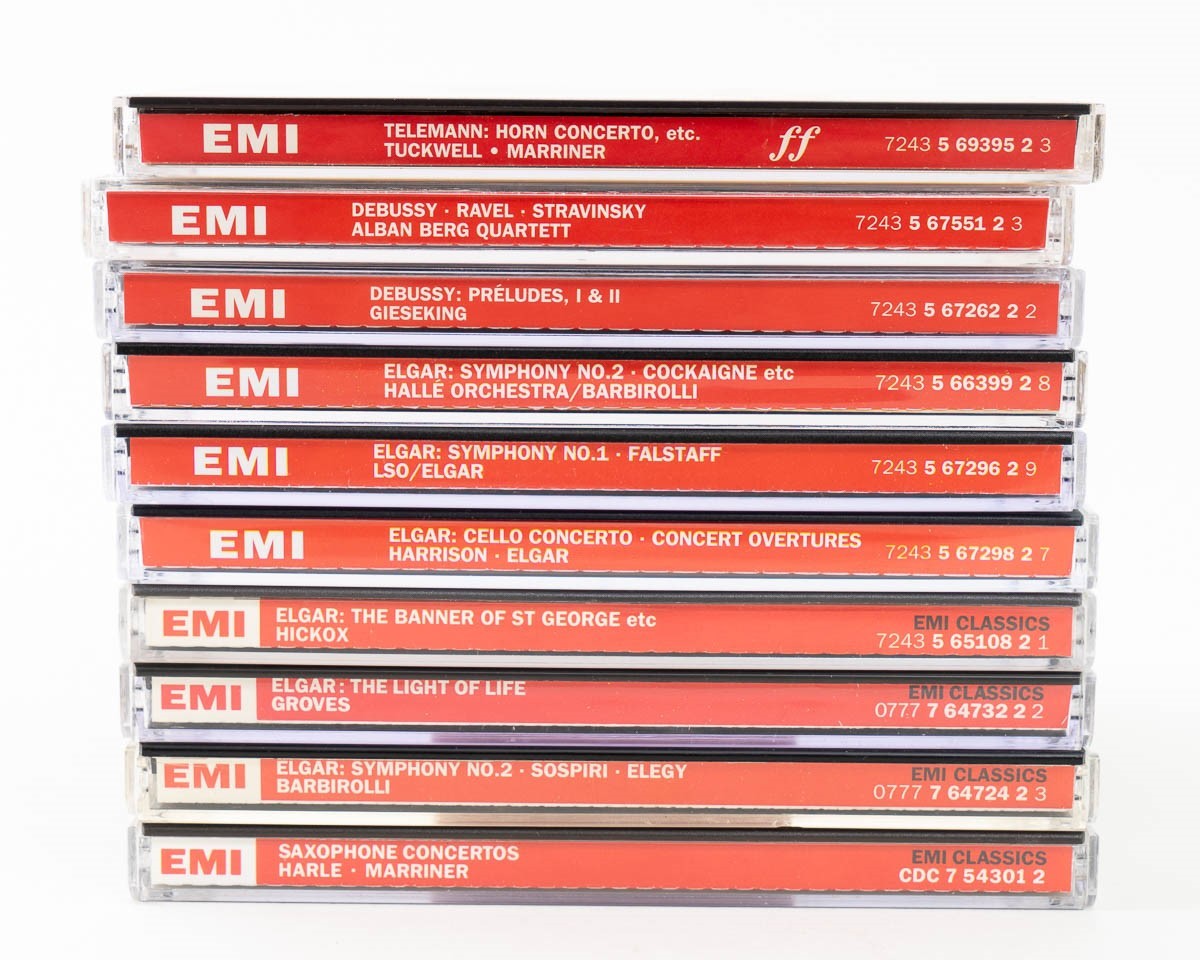 Lot of 11 EMI Classics CDs Classical Debussy Elgar Telemann Saxophone ...
