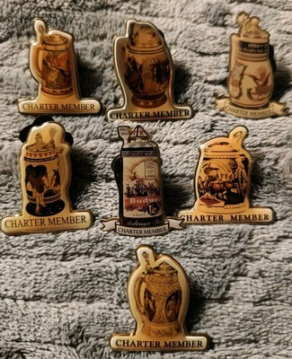 Vintage Anheuser- Busch Charter Member Stine Pin Set | eBay