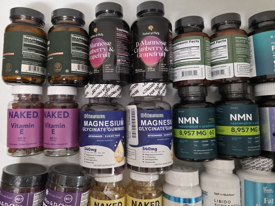 Huge Wholesale Lot Of 30 Assorted Vitamins & Supplements NEW & Sealed ...