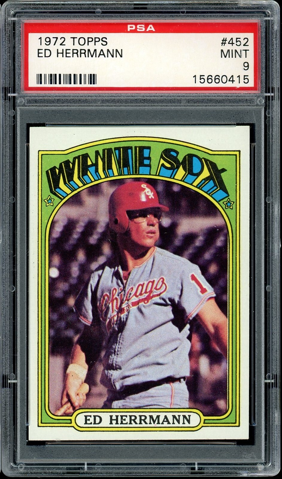 1972 Topps Baseball #452 Ed Herrmann PSA 9 | eBay