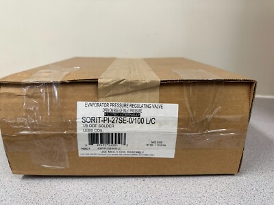 Sporlan Evap Pressure Regulating Valve: SORIT PI - 27SE-0/100 L/C | eBay