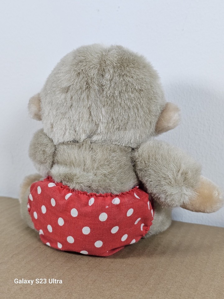 Vintage Russ Berrie & Co. Chee Chee Baby Monkey w/Pacifier Plush ...