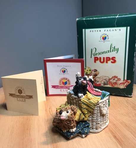 Peter Fagan Colour Box Cats - LAUNDRY PUPS Collectors Club Rare Piece ...