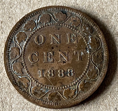 CANADA 1888 ONE CENT VERY NICE CONDITION LG | eBay