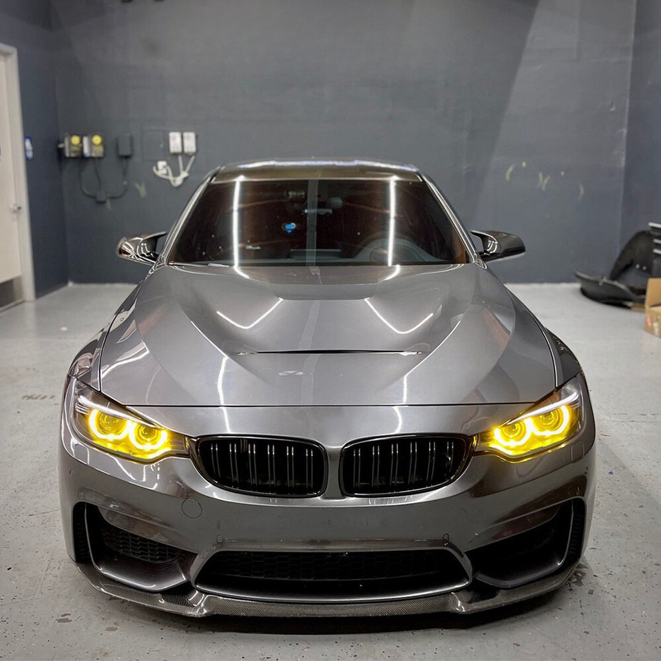 CSL YELLOW ANGEL EYE DRL BOARDS FOR BMW X6 F32 F36 F15 F16 F25 XENON ...