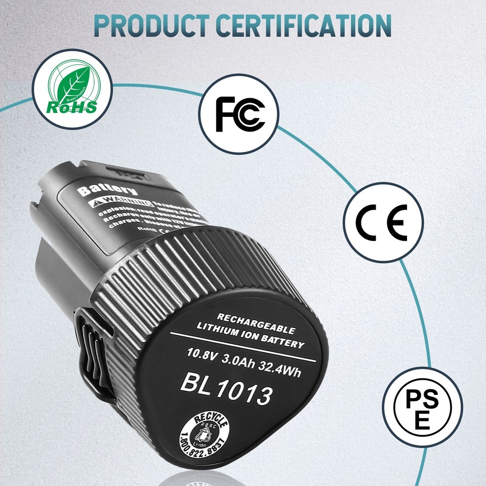 2x BL1014 Battery 10.8V 4.8AH Li-ion for Makita BL1013 LCT203W 194551-4 ...