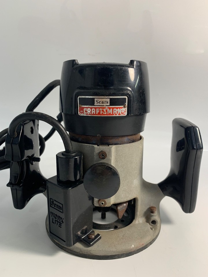 Vintage Sears Craftsman Plunge Router 315.17480 | 25,000 RPM | Tested ...