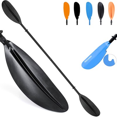 87/91 in Retractable Aluminum Kayak Paddles Adjustable Double-Ended ...