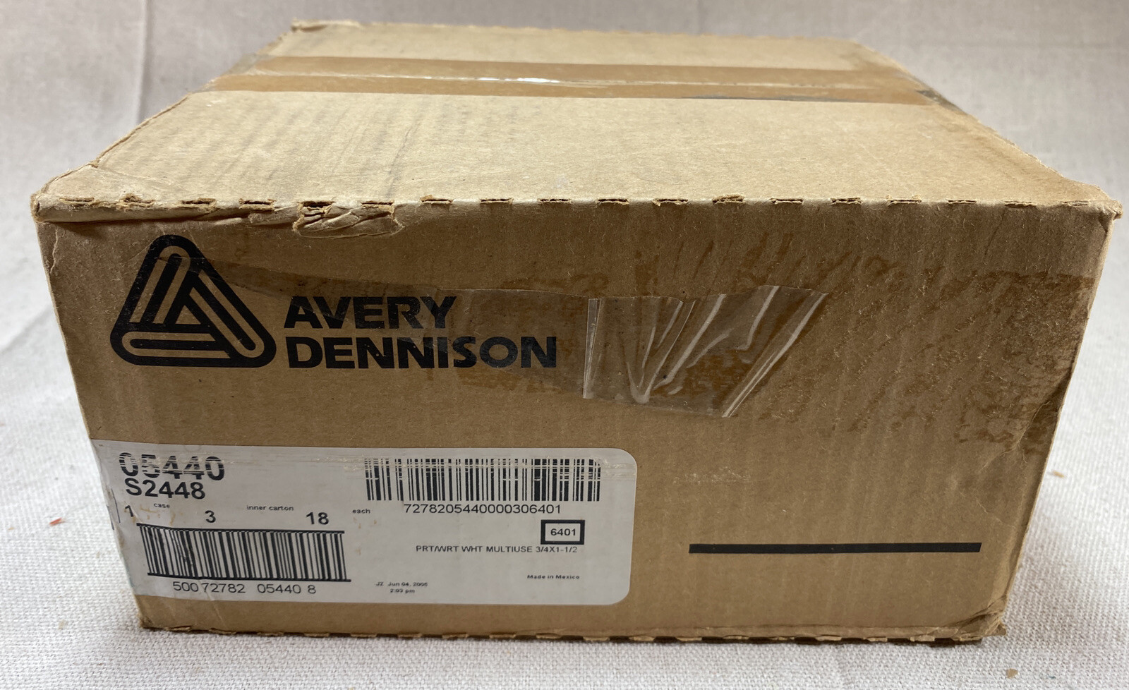 Avery 05440 5440 S2448 Print Write Multi Use Labels! Carton of 18 ...