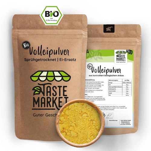 BIO Volleipulver | GRÖSSENAUSWAHL | Vollei Ei Pulver sprühgetrocknet ...