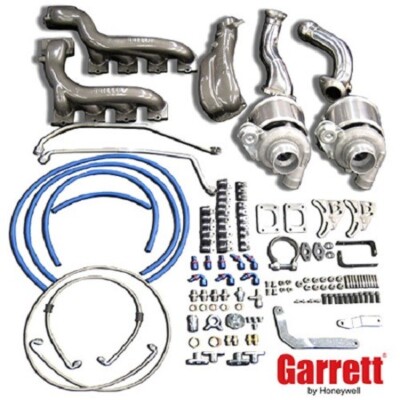 Garrett GT2871R Bolt-On Twin Turbo Kit for 05+ Ford Mustang GT V8 | eBay