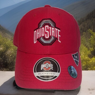 NWT OSU The Ohio State Buckeye Hat Logo Baseball Cap Fitted 7 Memory ...