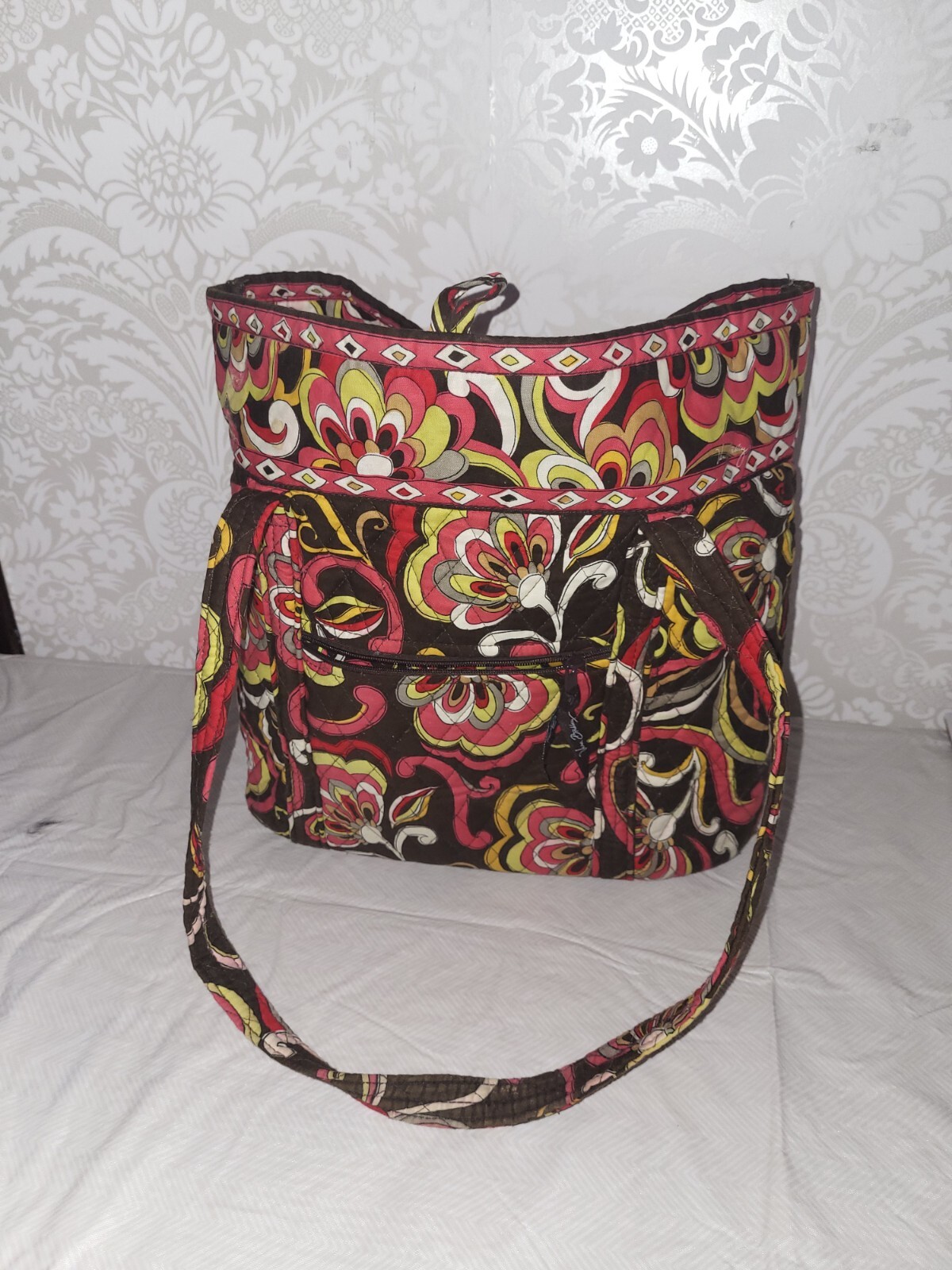 HUGE VERA TOTE BAG PUCCINI Bag Purse - RETIRED. Vinta… - Gem