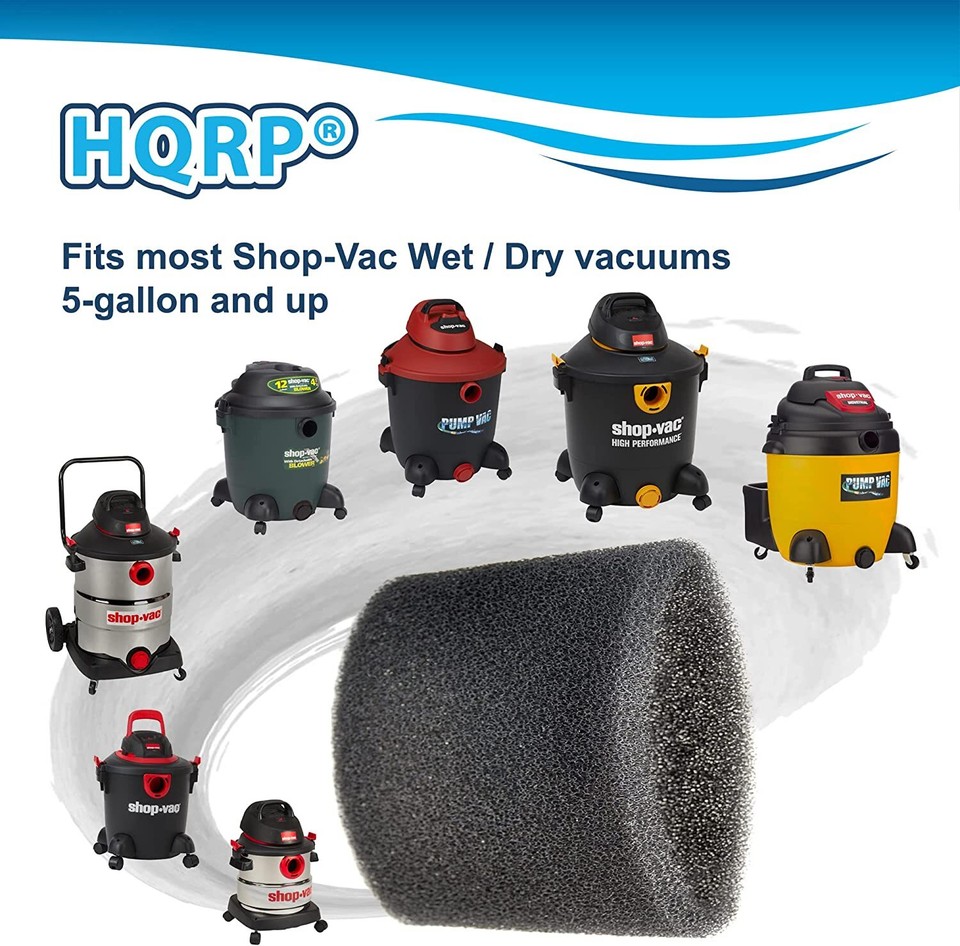 HQRP Filter Sleeves for Shop-Vac QAL80 QAL80A QAM70 QAMF60 QAS60 ...