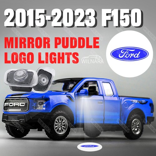 2pc Car Courtesy Mirror Puddle LED Lights Projector for Ford F150 F250 ...
