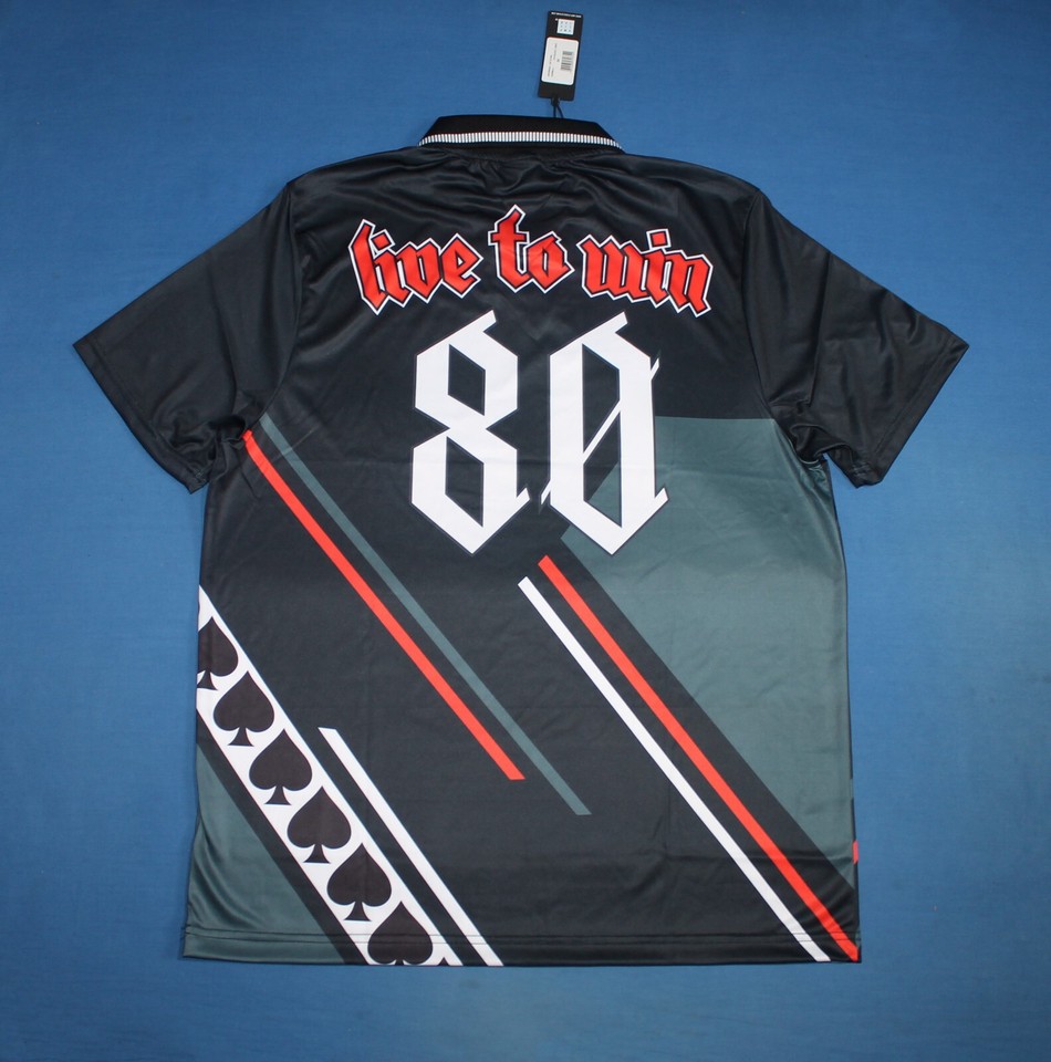 Amplified Men's Live To Win FC Motorhead Soccer Jersey Hard Rock Band ...