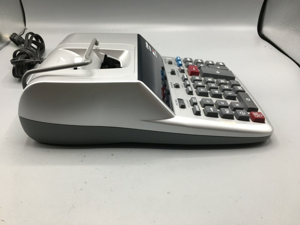 Canon MP25DV Printing Calculator 2 Color Print 12 Digits Clock ...