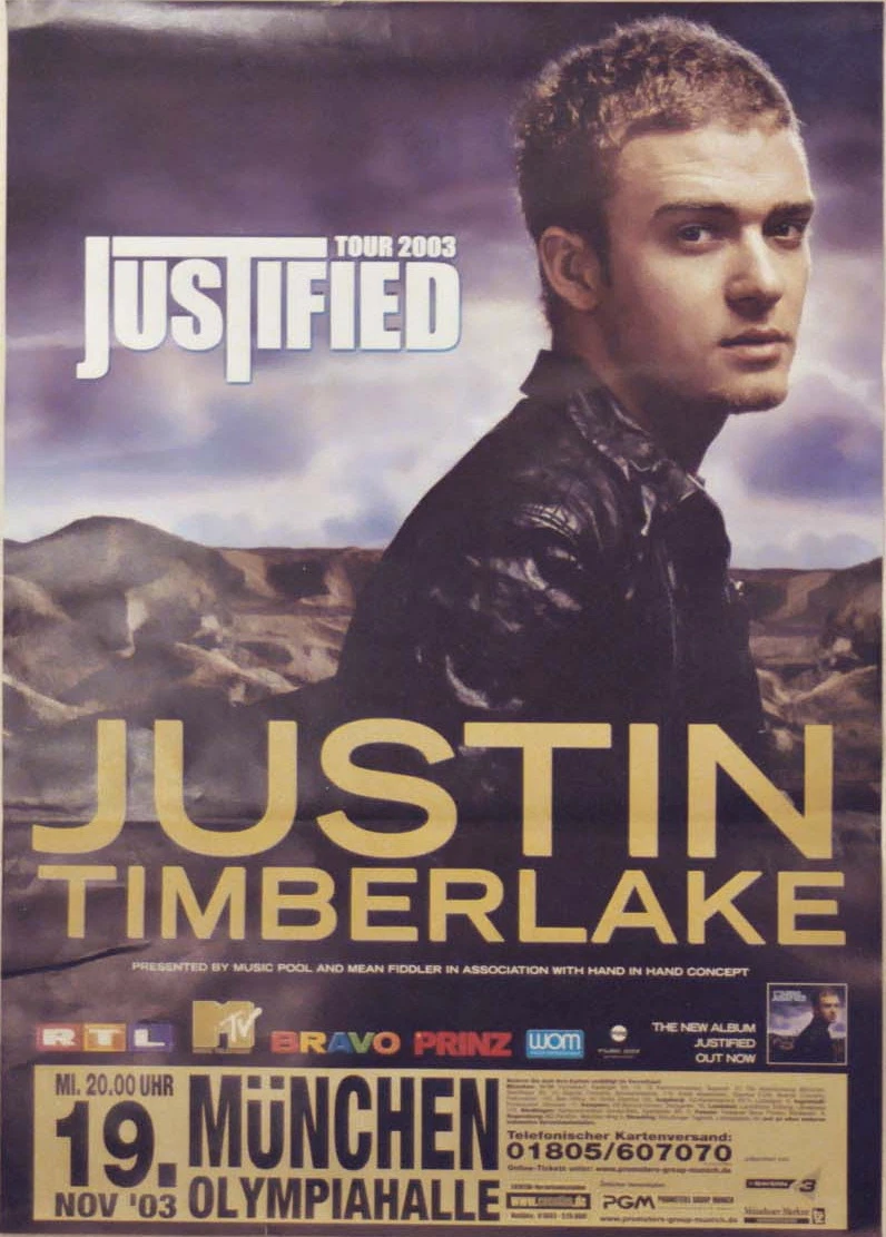 Justin Timberlake Concert Poster