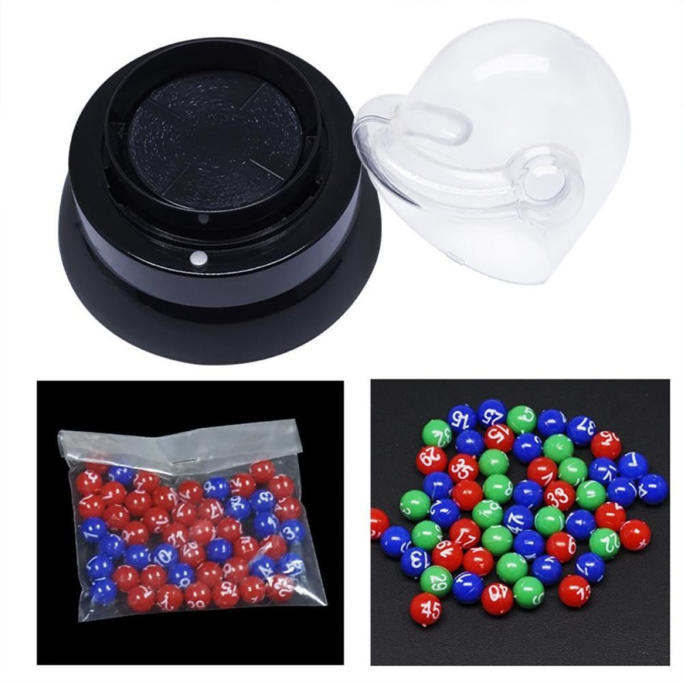 Games Shake Lucky Ball Electric Lucky Number Picking Machine Mini ...