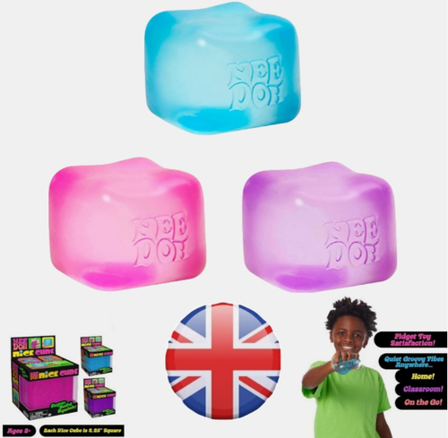 UK Schylling Nice Cube Nee Doh Stress Ball Sensory Toys Needoh Fidget ...