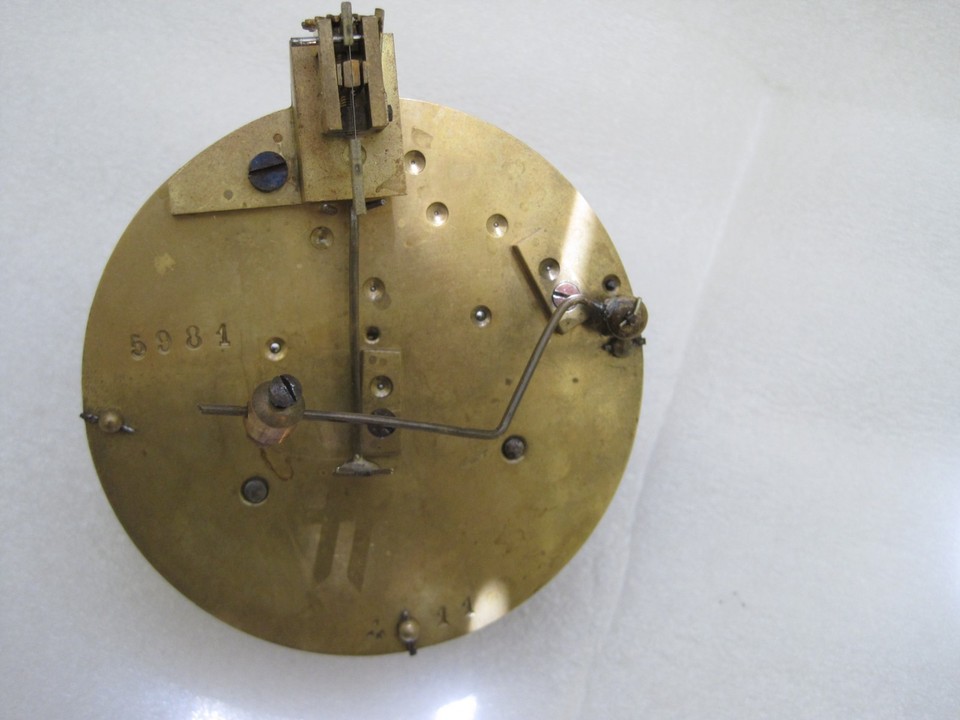 Antique French Clock Movement Running | eBay