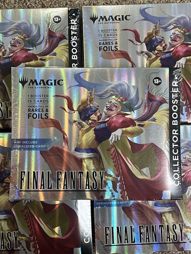 MAGIC: THE GATHERING - FINAL FANTASY SEALED COLLECTOR OMEGA BOOSTER BOX ...