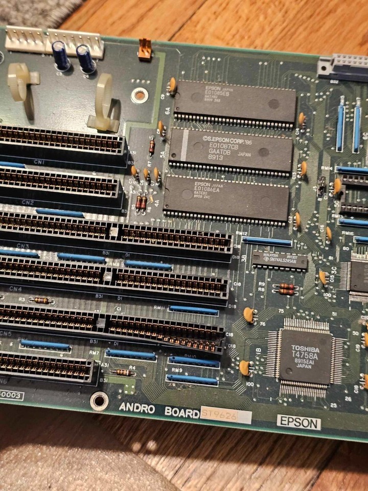 Rare Vintage Retro Gaming Computer Epson Equity II+ Andro Motherboard ...