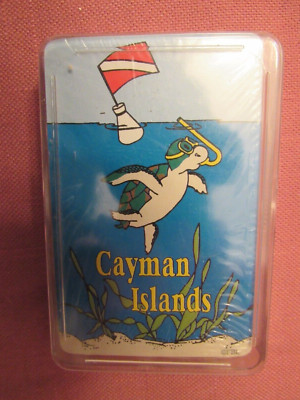 NOS CAYMAN ISLANDS PLAYING CARDS - SNORKLE TURTLE | eBay