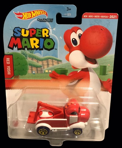 Hot Wheels Super Mario Character Cars Red Toshiba Diecast Vehicle | eBay