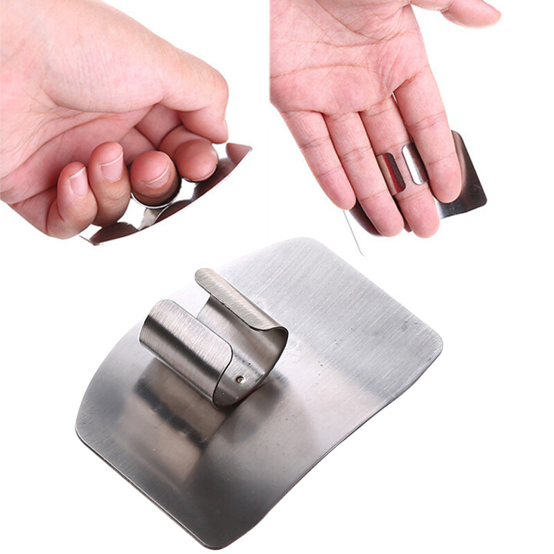 3x Stainless Steel Kitchen Tool Hand Finger Protect Knife Cut Slice ...