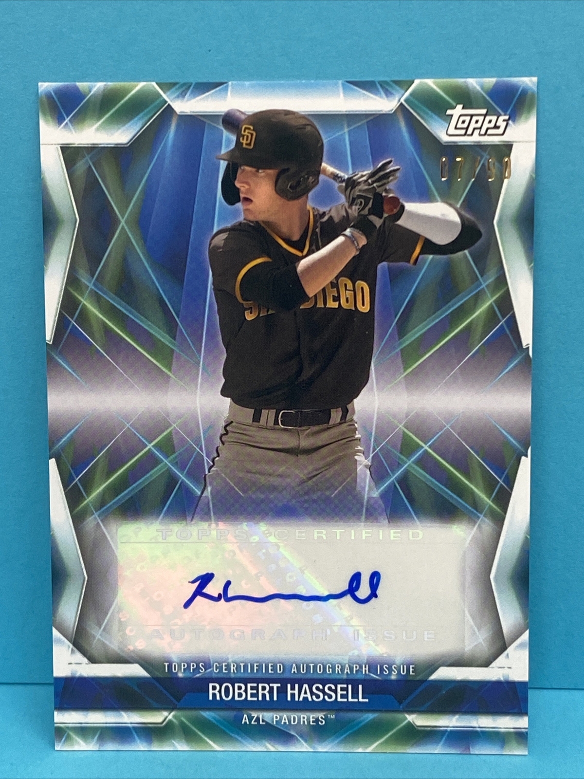 2021 Topps Pro Debut Future Cornerstones FC-RH Robert Hassell Nationals ...