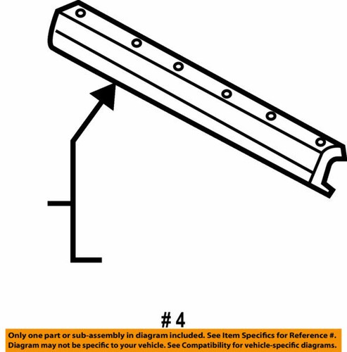 53381-20180 Toyota Seal, hood to radiator support 5338120180, New ...