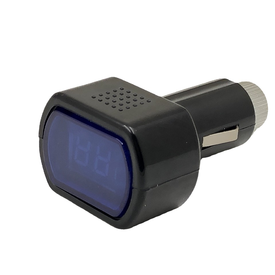 2xLED Car Auto Battery Electric Cigarette Lighter Voltmeter Voltage ...