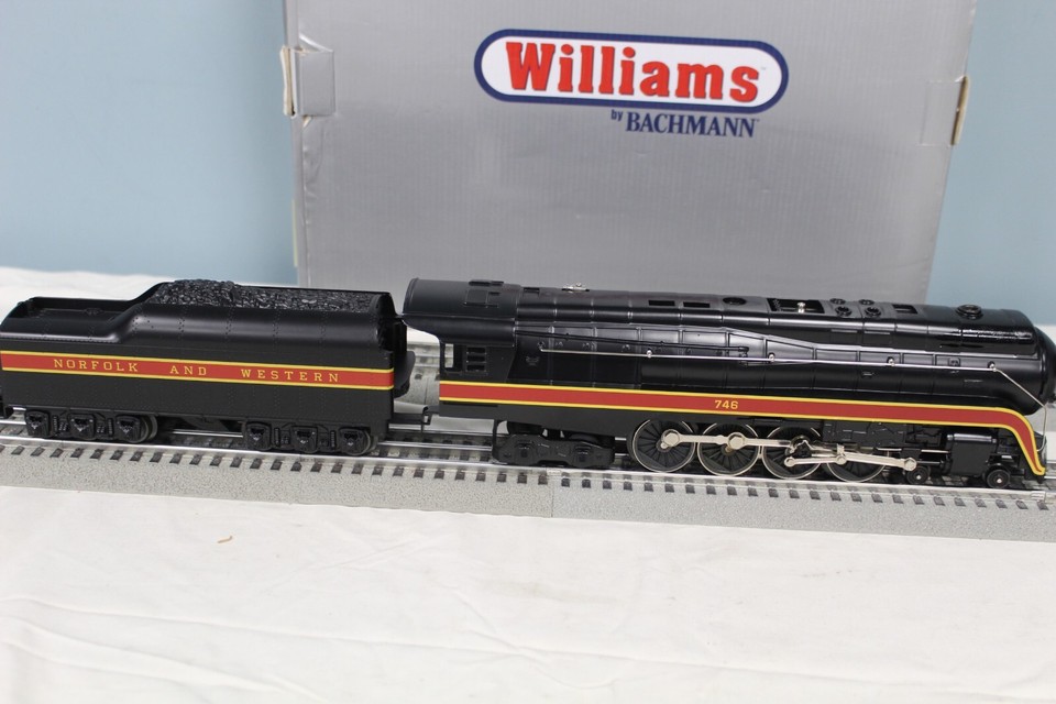 Williams O Gauge N & W J Class 746 Locomotive & Tender #40399 | eBay