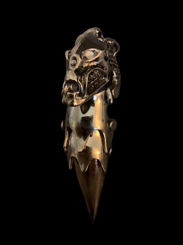 Armor Spike Skull Knuckle Joint Gothic Finger Ring Co… - Gem