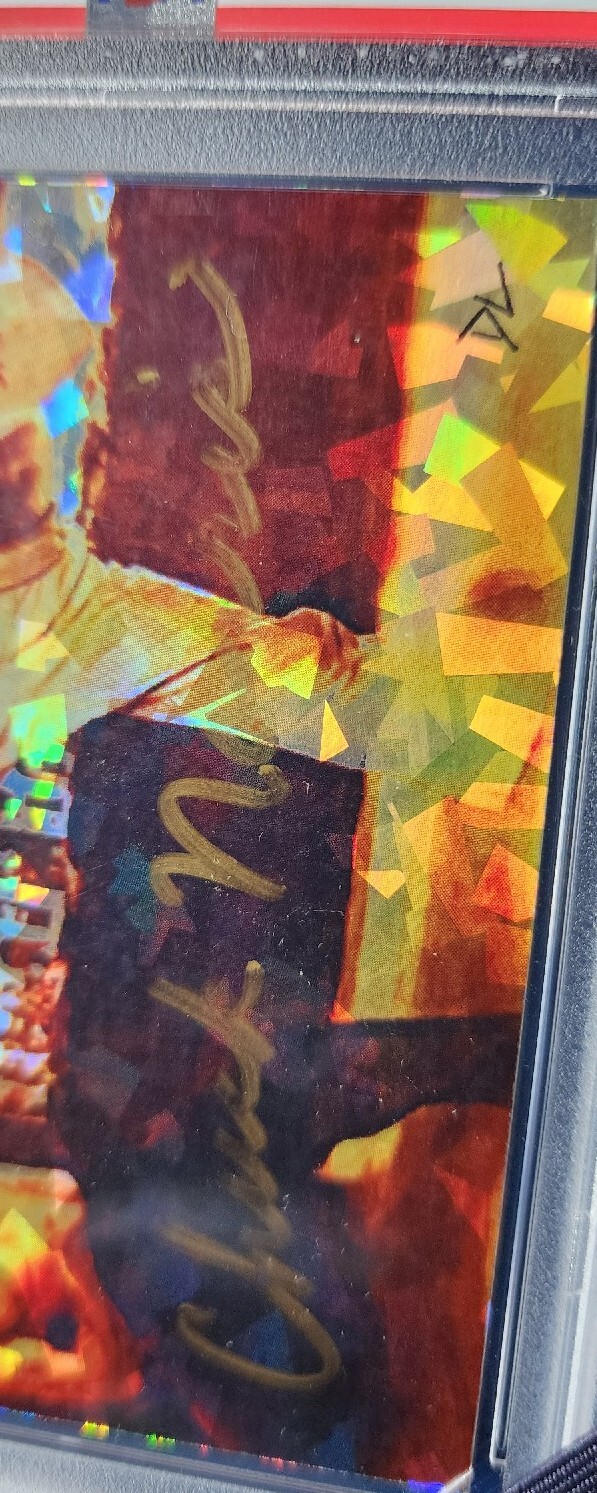 Chuck Norris Signed Custom Holo Card David Lee 1/1 PSA Authenticated ...