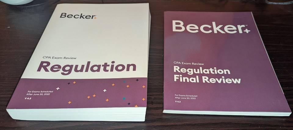 🌟 Becker+ CPA Exam Review Regulation V4.2 And Regulation Final Review ...