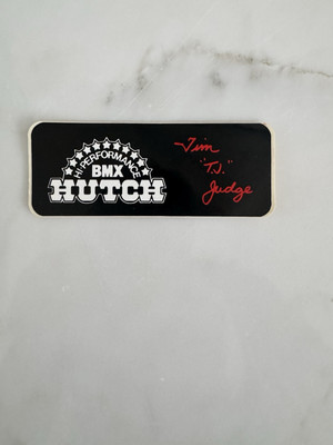 Vintage Hutch BMX Tim Judge Sticker | eBay