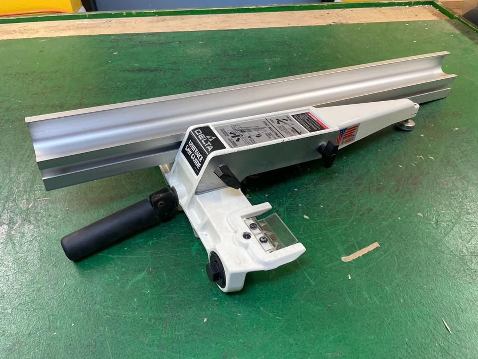 EXCELLENT! Delta Unisaw Saw Guide Table Saw Rip Fence Assembly w ...