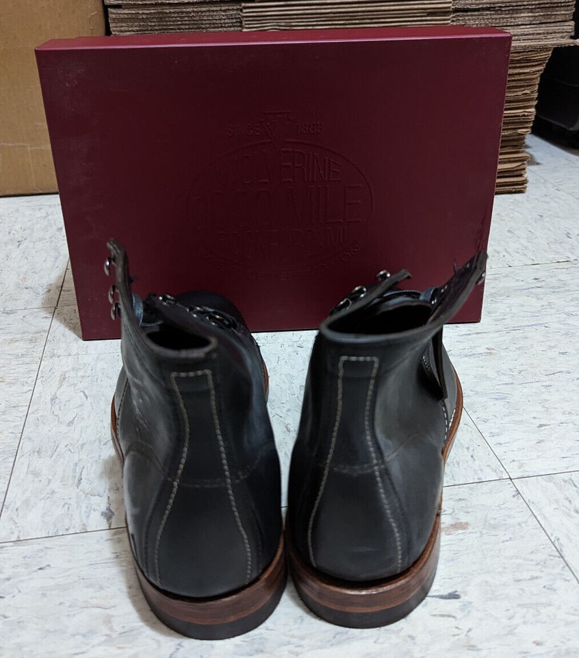 Wolverine 1000 Miles Men's Original boots Made In USA W05300 Black | eBay